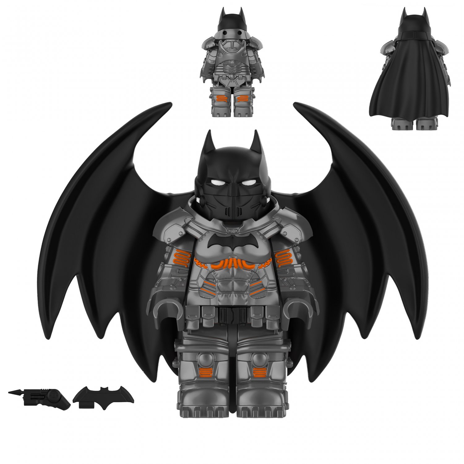 Heavy Black Batman Mecha Minifigures Lego Compatible Batman Movie ...