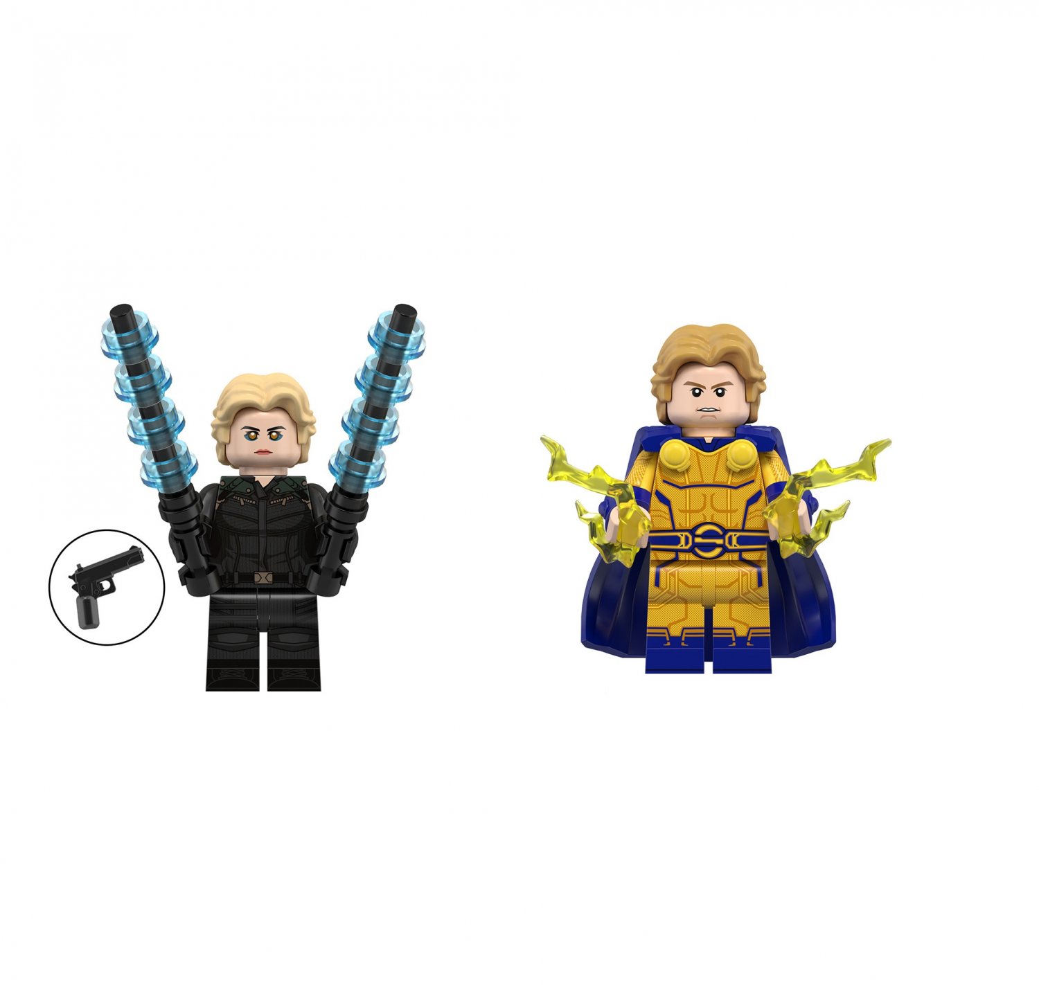 Sentry and Yelena Belova Minifigures Lego Compatible Thunderbolts Sets