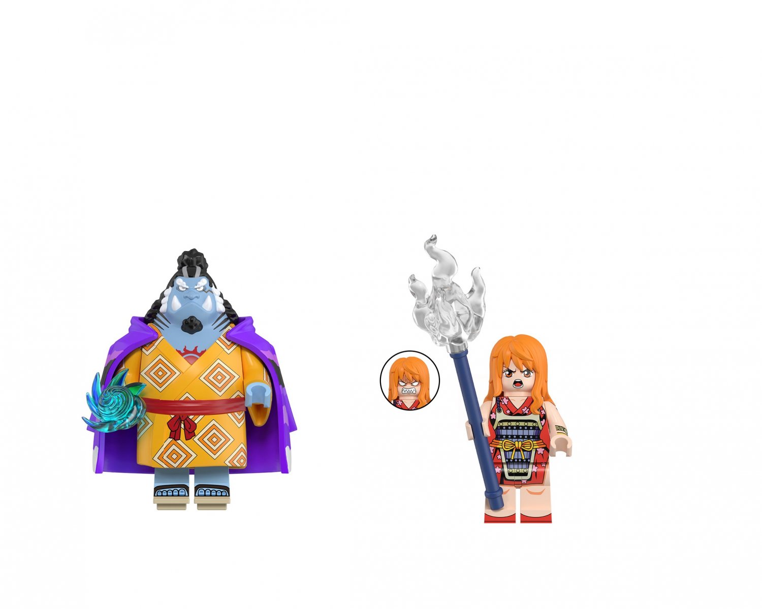 Jinbe and Nami Minifigures Lego Compatible One Piece Sets
