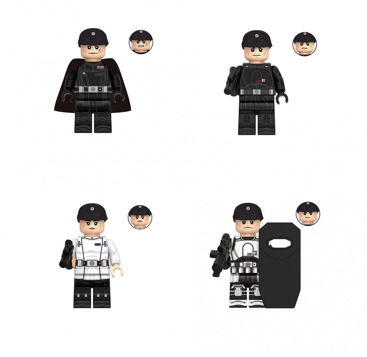 Dedra Meero Captain Kaido ISB Tactical Agent Minifigures Lego ...