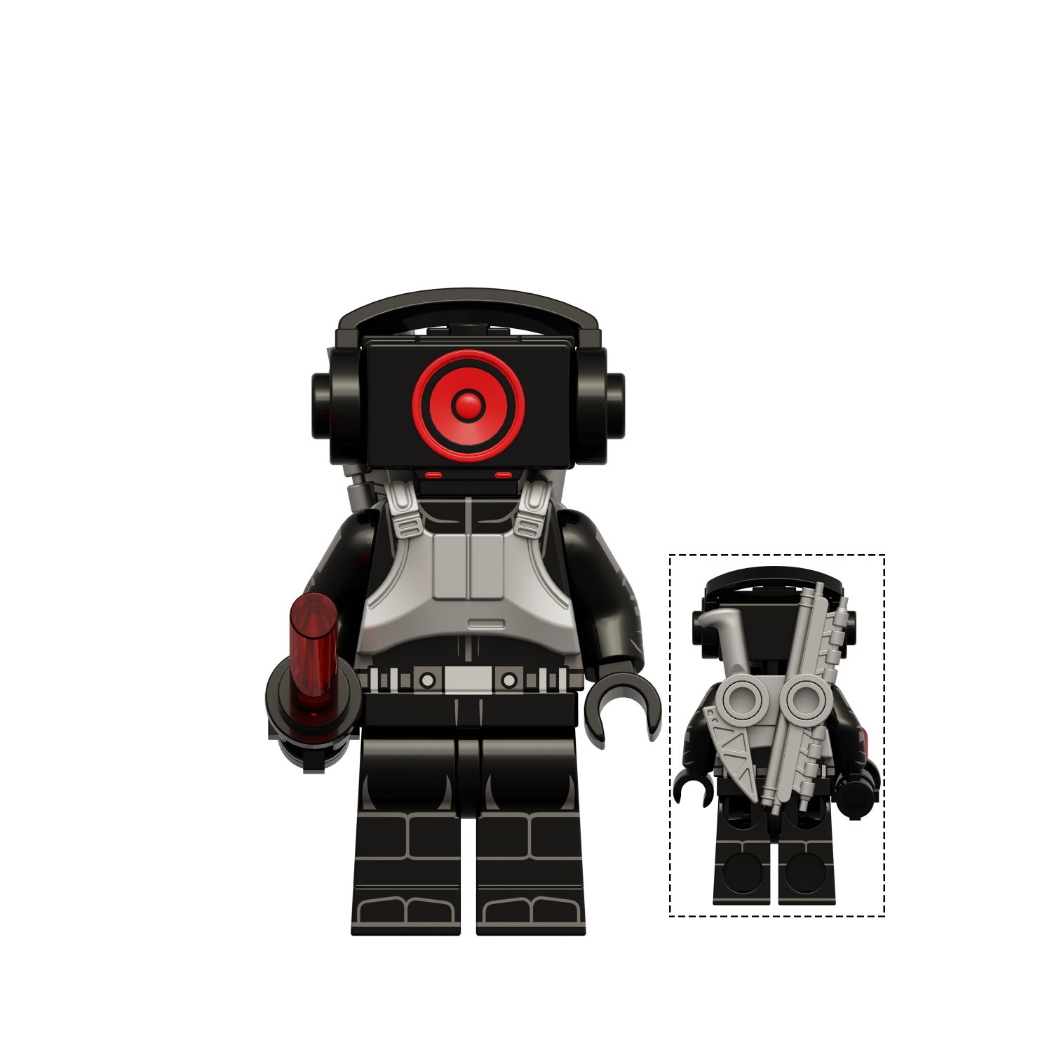 Sword Figher Minifigures Lego Compatible Skibidi Toilet Minifigure