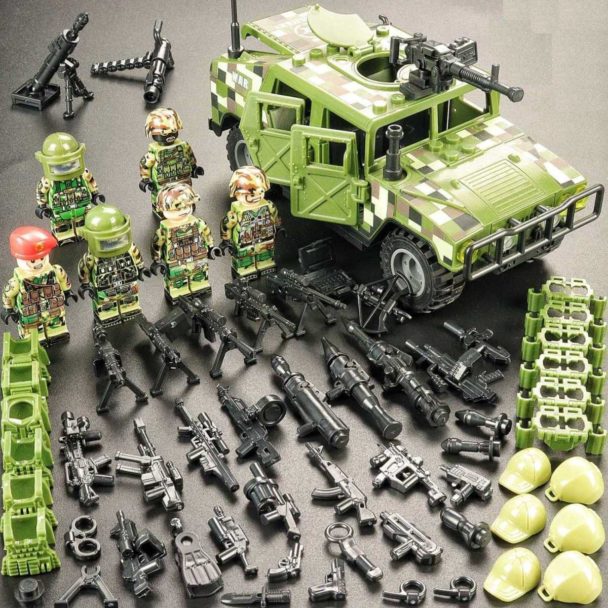Thunder Assault Team Hummer Minifigures Lego Compatible Military ...