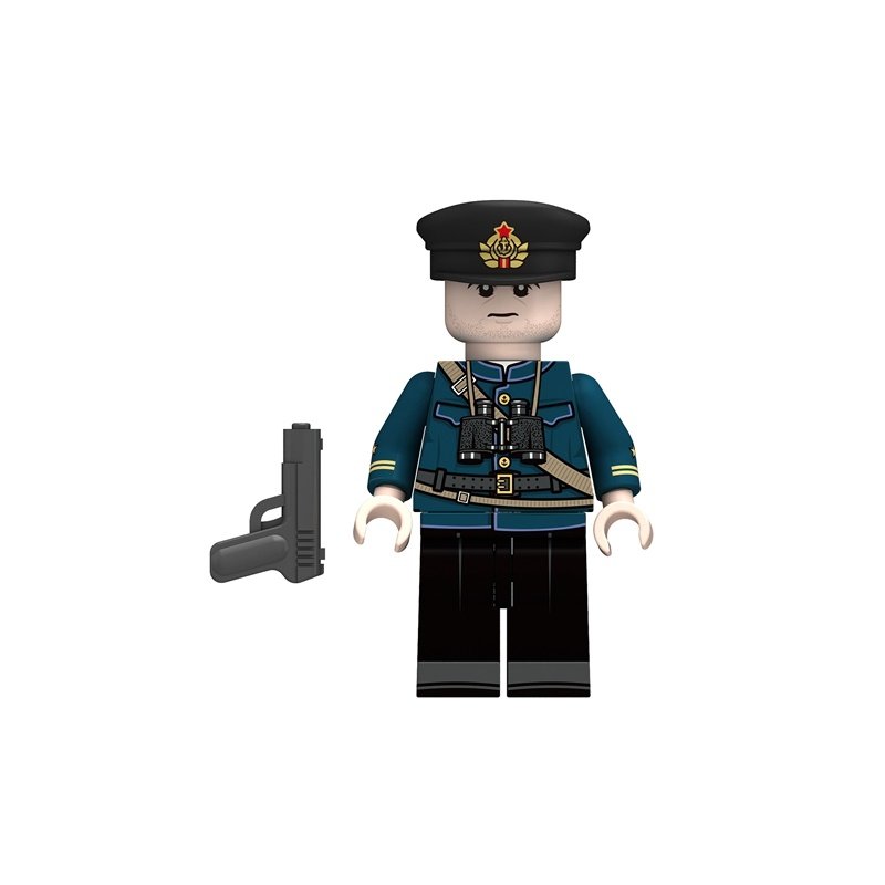 Soviet Naval Infantry Commander Minifigures Lego Compatible WW2 Soviet ...