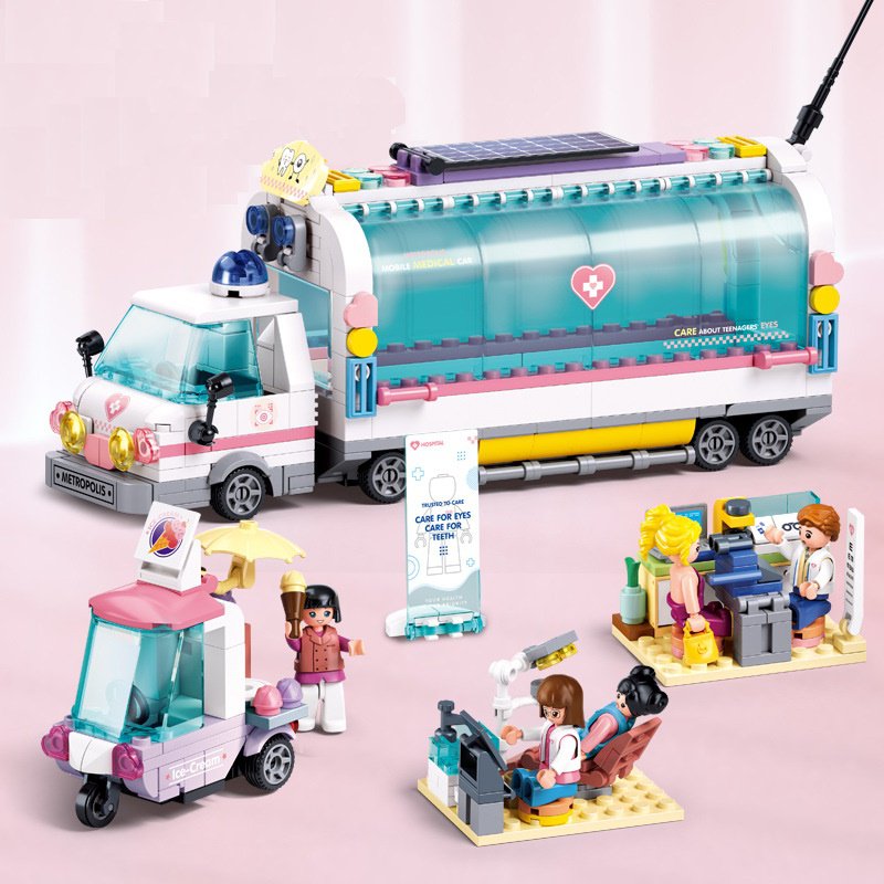 Mobile Hospital Doctor Nurse Minifigures Lego Compatible Friend ...