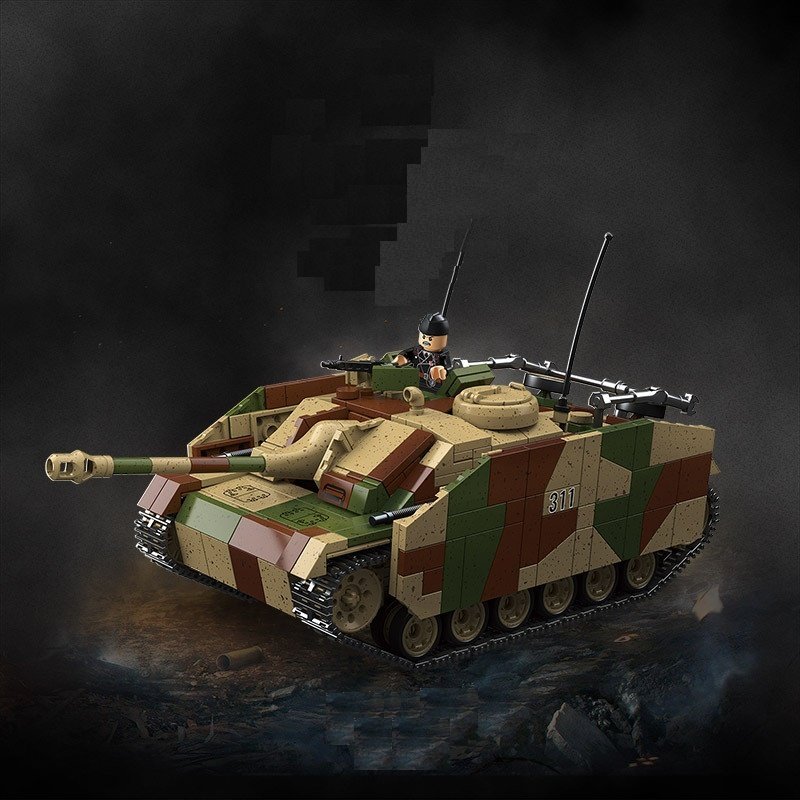 Camouflage StuG.III Ausf.G Late Tank Minifigures Lego Compatible WW2 ...