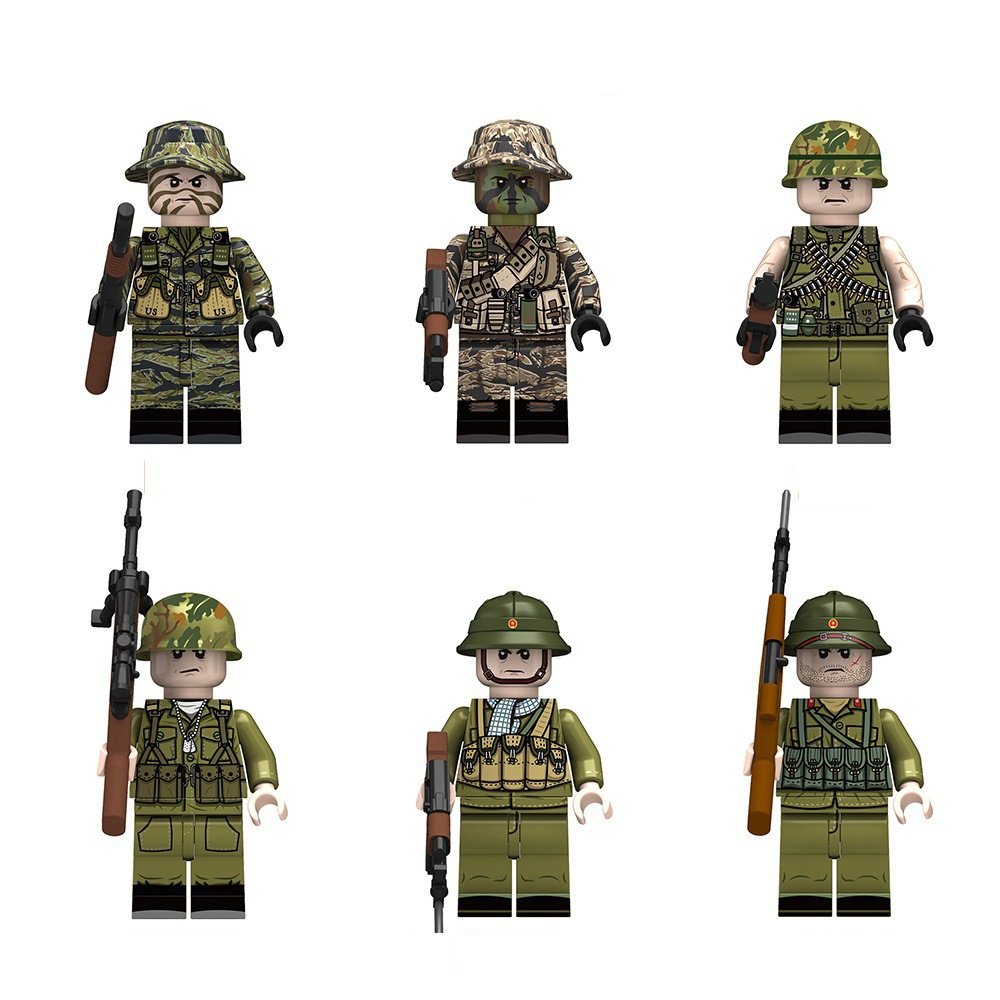 Tunnel Rats vs Vietnamese troops Minifigures Lego Compatible Vietnam ...