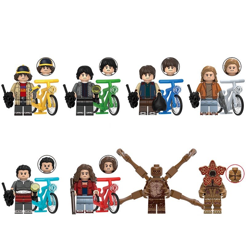 Vecna Demogorgon Nancy Dustin Will Minifigures Lego Compatible Stranger ...