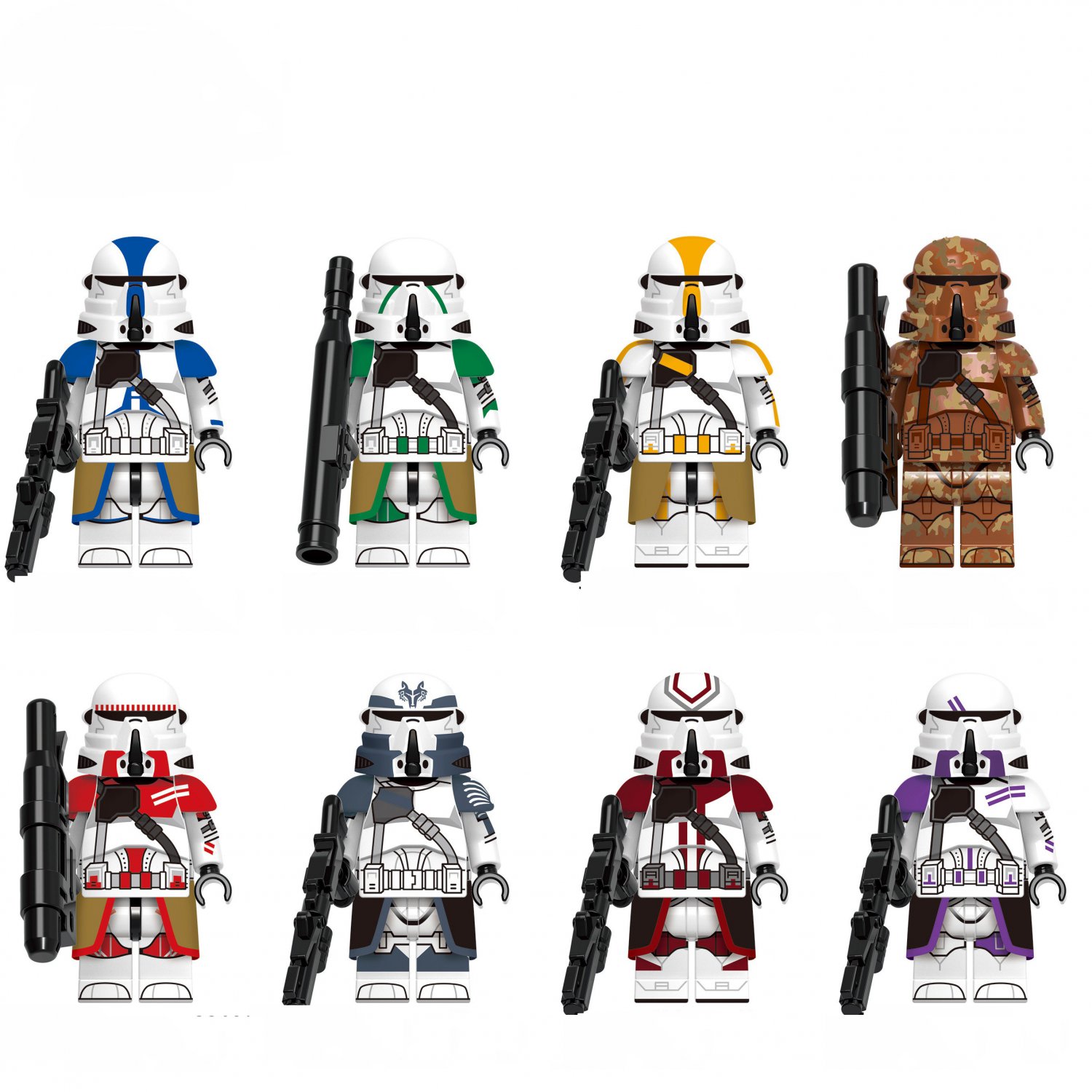 Geonosis Airborne Clone Trooper Minifigures Lego Compatible Star Wars ...