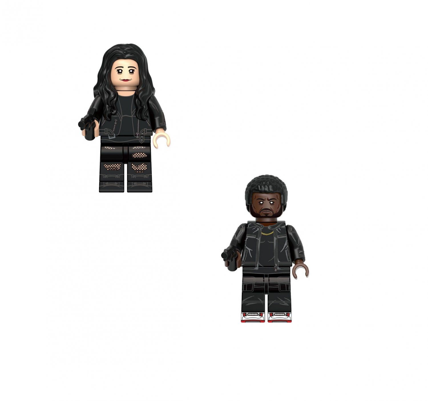 Kimiko and Mother's Milk Minifigures Lego Compatible The Boys Season 4 Sets