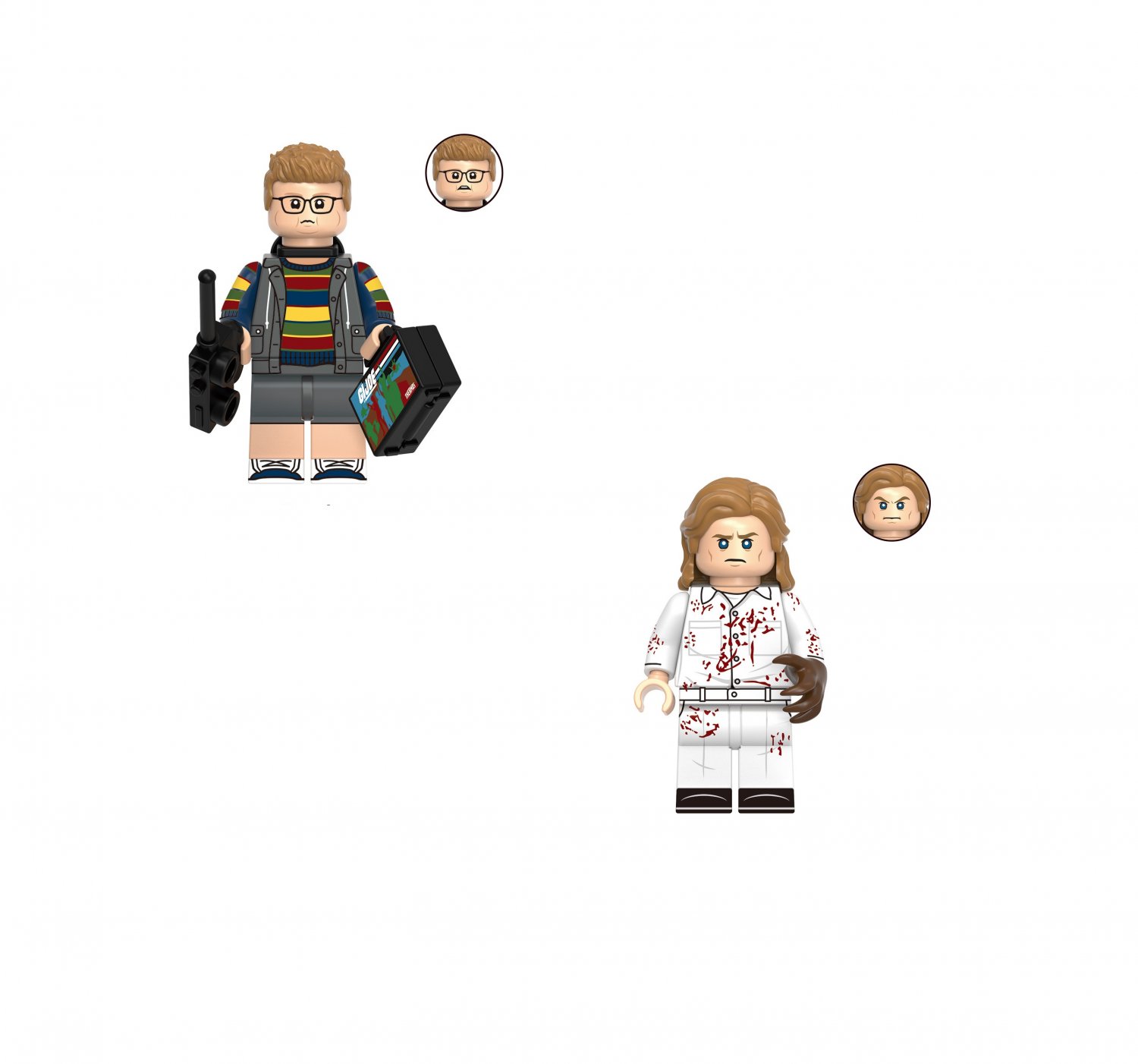 Derek and Vecna Minifigures Lego Compatible Stranger Things Season 5 Sets
