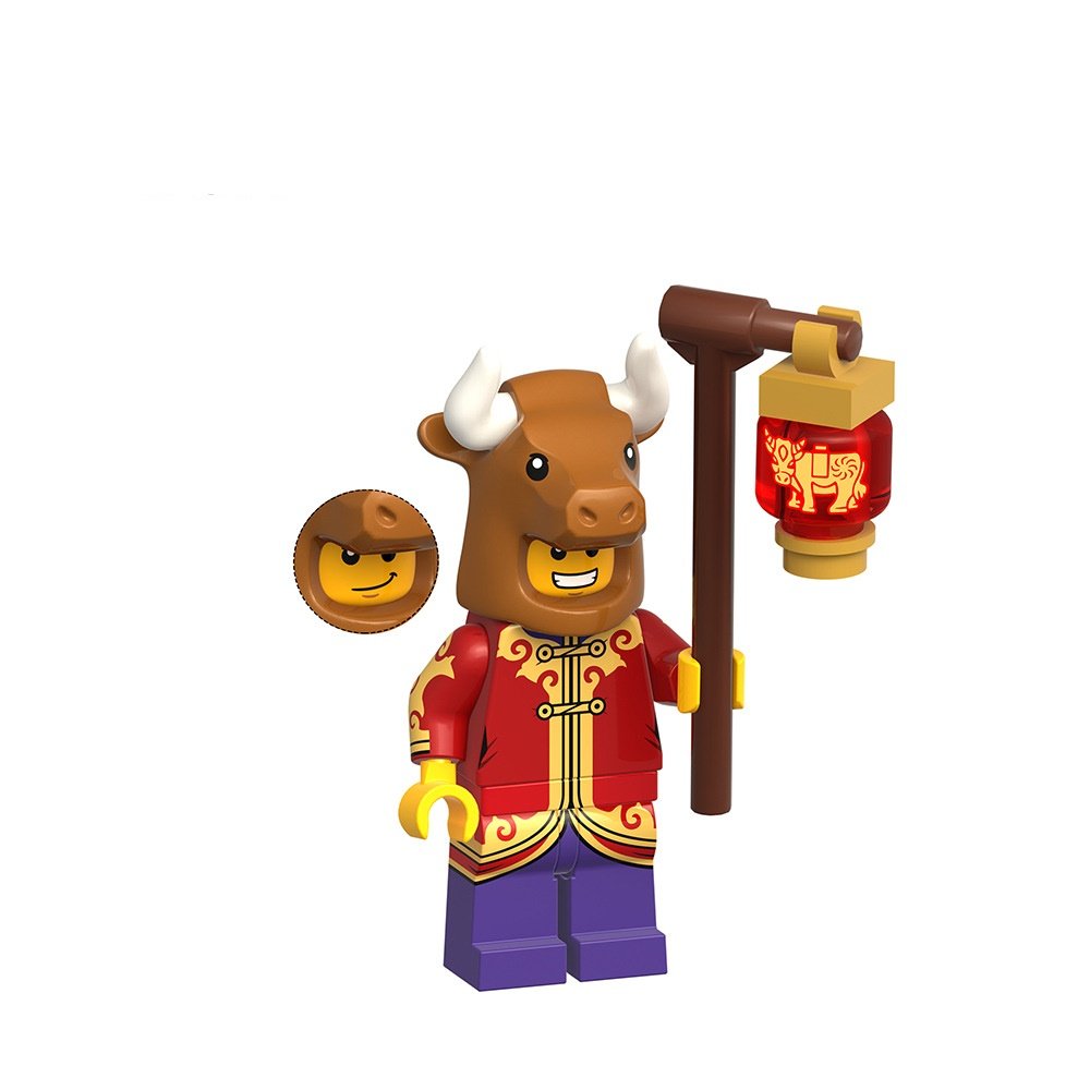 Chinese zodiac signs Cattle Minifigures Lego Compatible Chinese New ...
