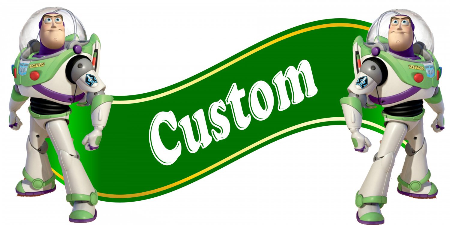 Buzz Lightyear and Woody Toy Story Banner Wall Decal (Inspired)