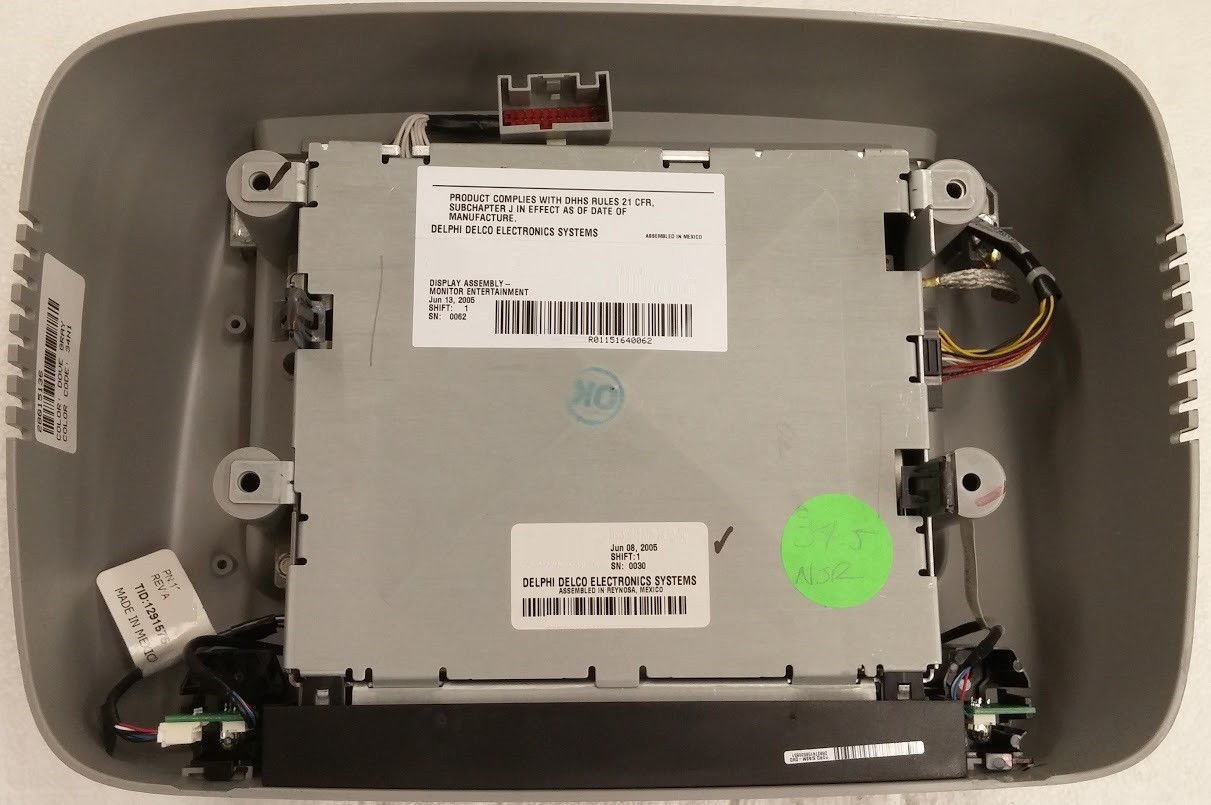 Expedition overhead video rear entertainment system. DVD display screen ...