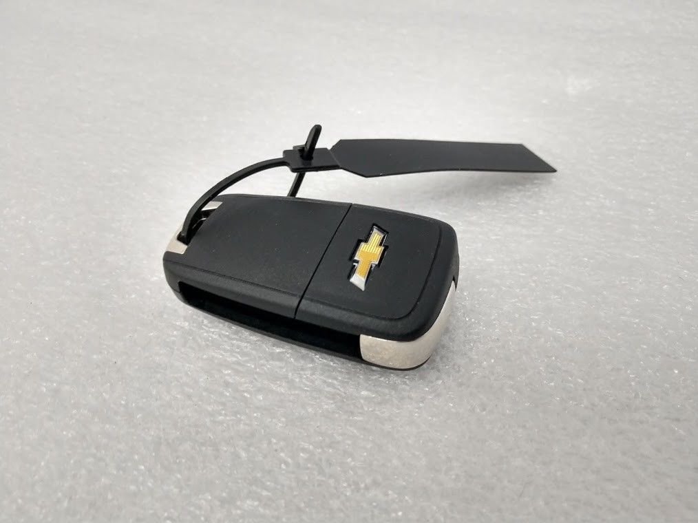 GM 2010+ OEM keyless entry flip key fob w/ remote start. Door lock 5 ...