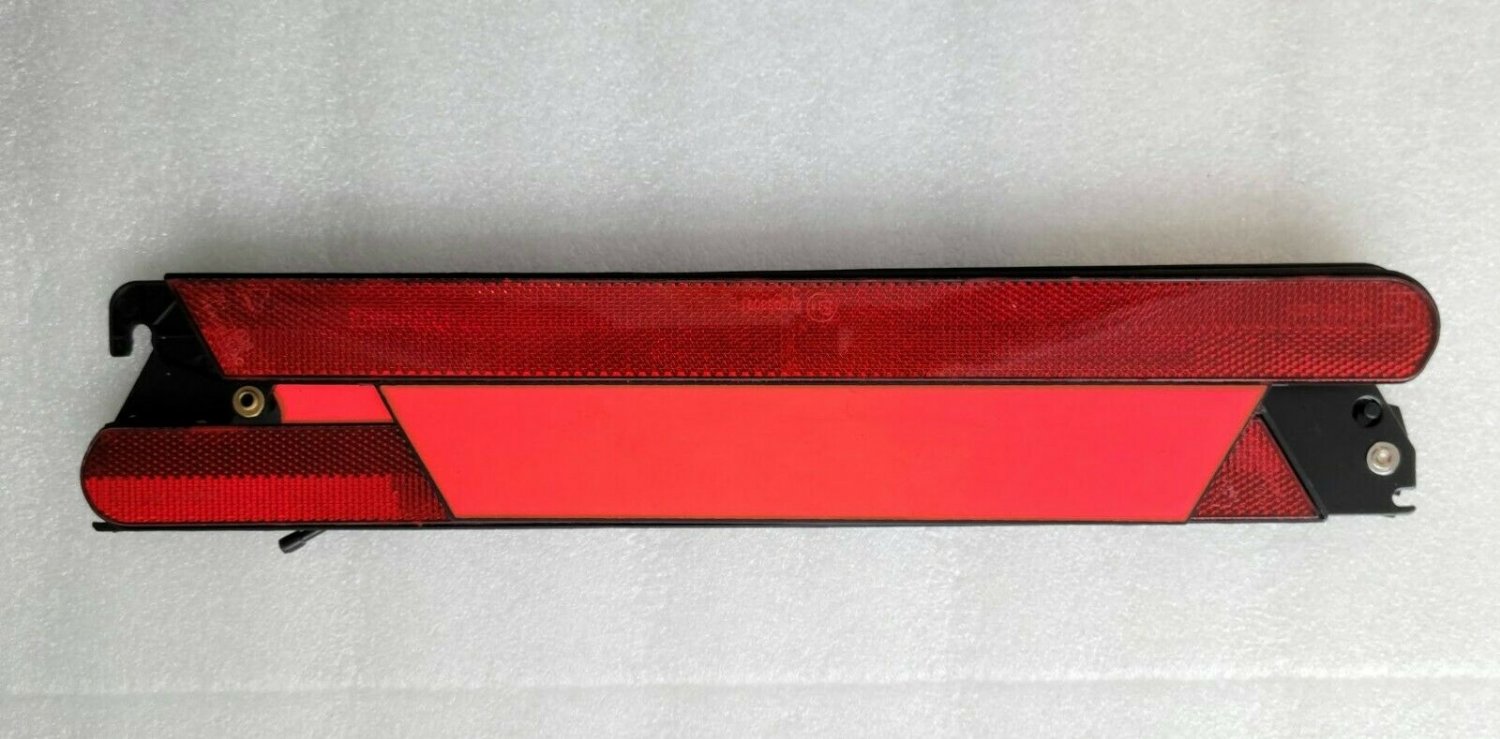 LARGE (17") advance warning triangle reflector safety hazard road sign ...