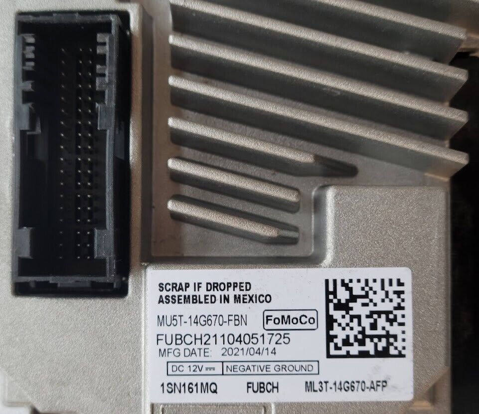 2021 Ford Mach-E navigation radio stereo SYNC4 APIM interface module ...