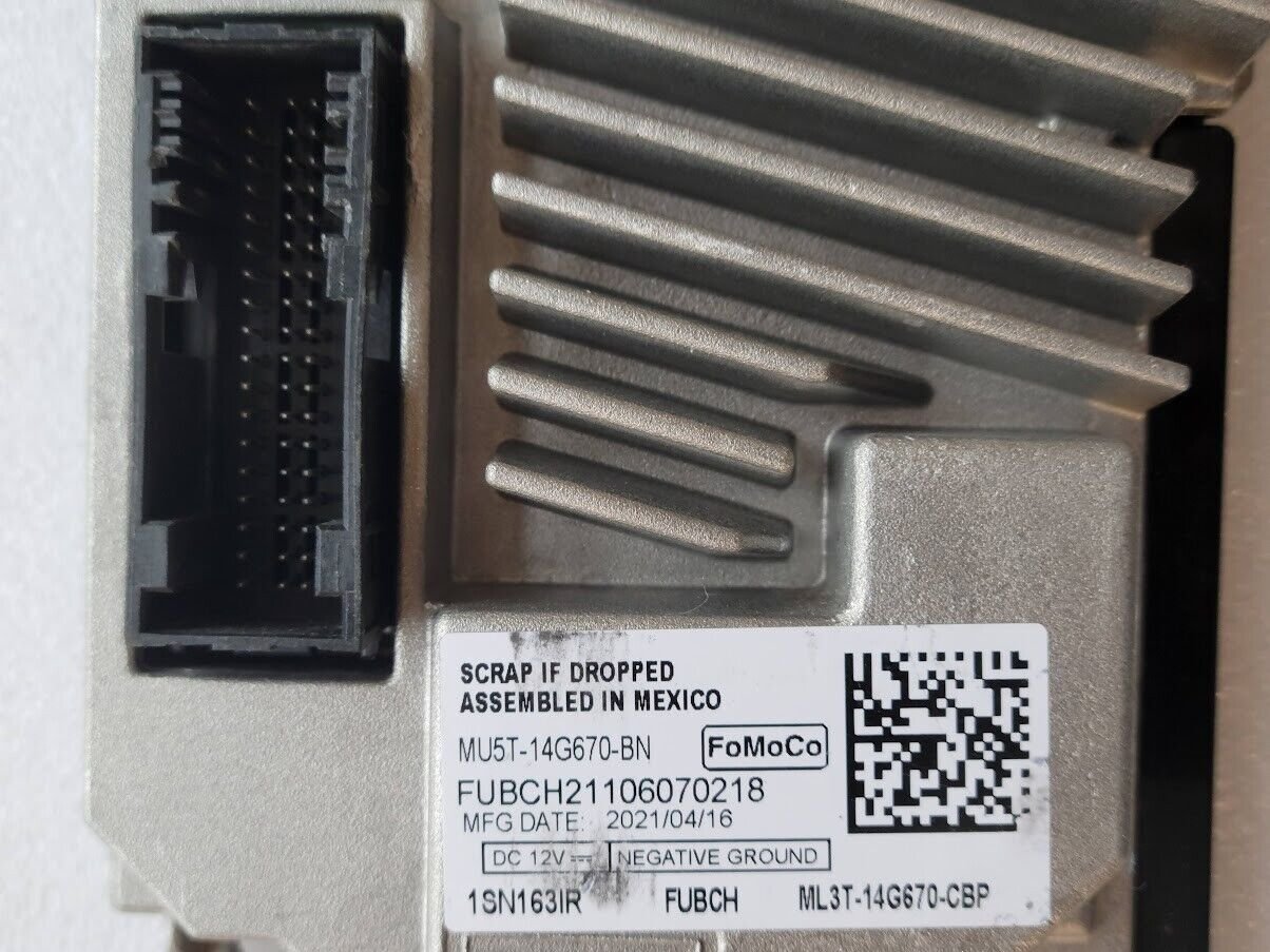 2021 Ford Mustang Mach-E radio stereo audio SYNC4 APIM interface ...