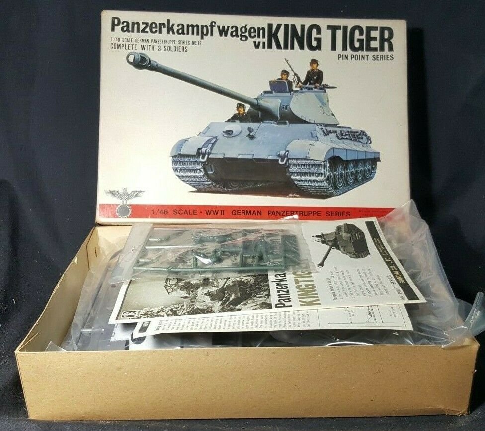 1/48 King Tiger Early Turret Tiger II Panzerkampfwagen Ausf. B Bandai ...