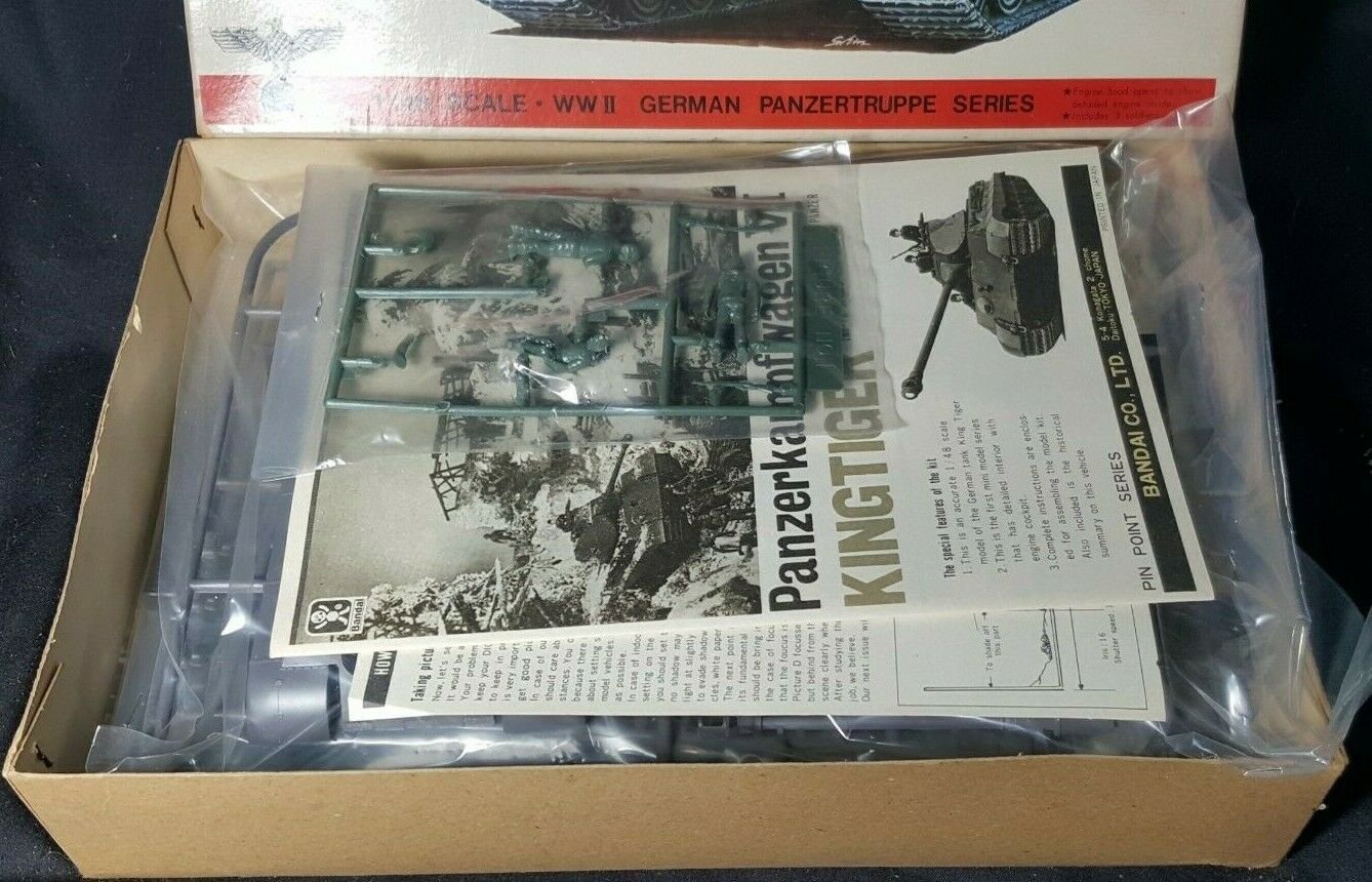 1/48 King Tiger Early Turret Tiger II Panzerkampfwagen Ausf. B Bandai ...