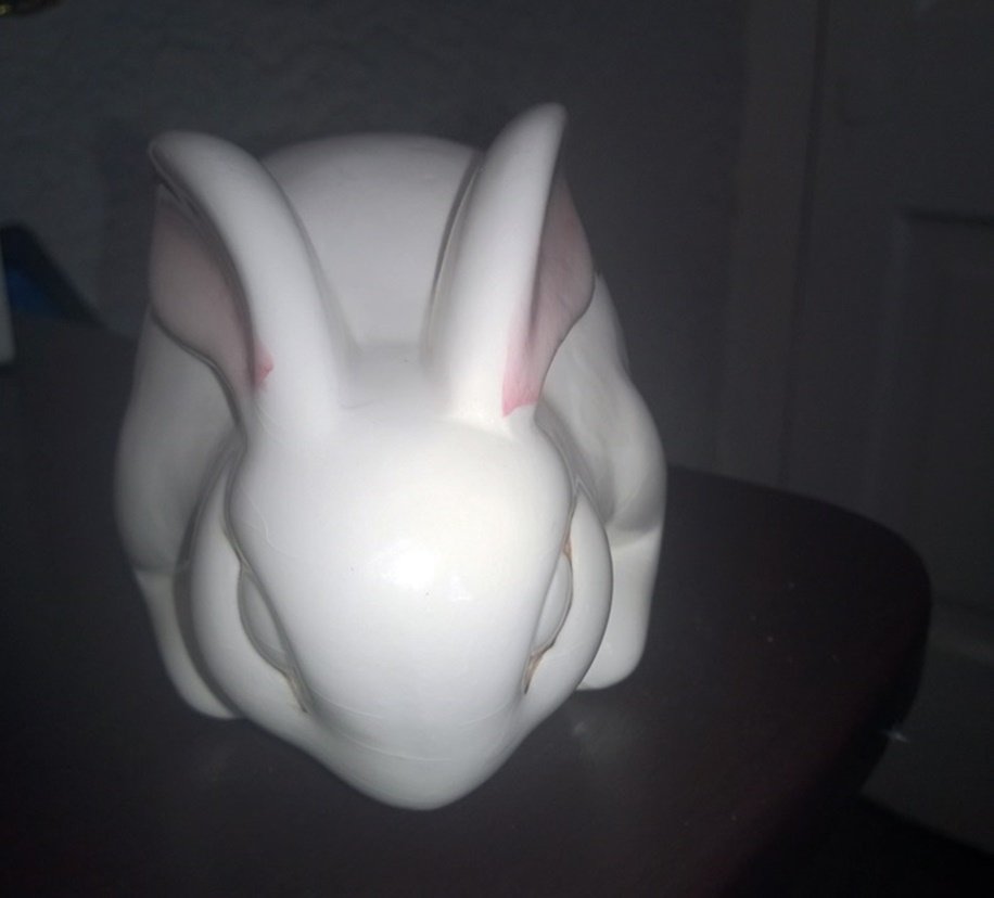 Vintage WCL Springtime Sleeping White Rabbit #111891