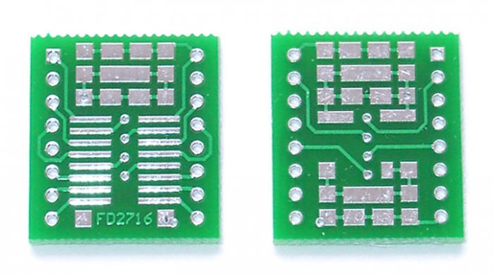 16pin SOIC to DIP Prototype Adapter/Converter (FD2716)