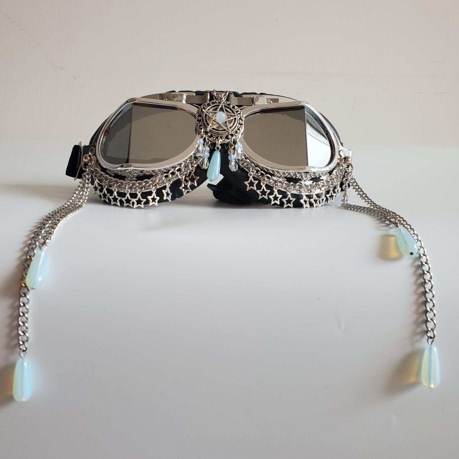 Rave Streampunk Burning Man Festival Chain five-pointed star Costume ...