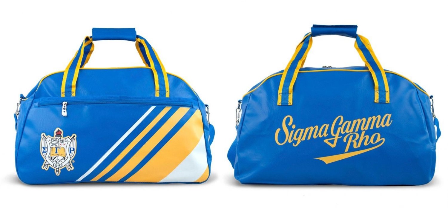 Sigma Gamma Rho PU Sports Duffel Bag