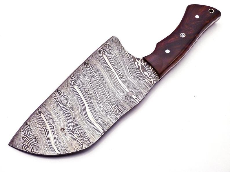 Handmade Damascus Steel trusted butcher knife Cleaver Chopp Heavy Duty ...