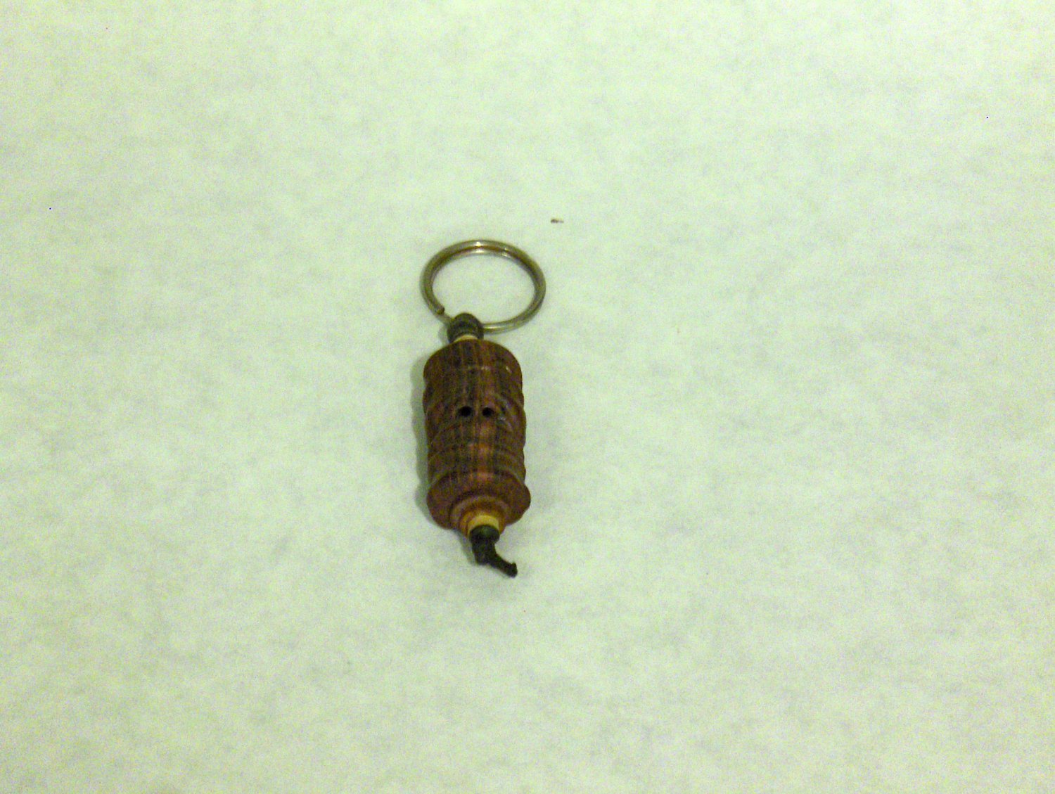 USED - Polynesian Carved Wood Tiki Key Chain