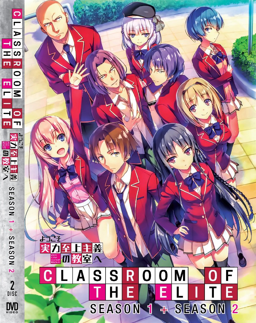 Anime DVD Classroom Of The Elite Season 1+2 Vol.1-25 End English Dubbed