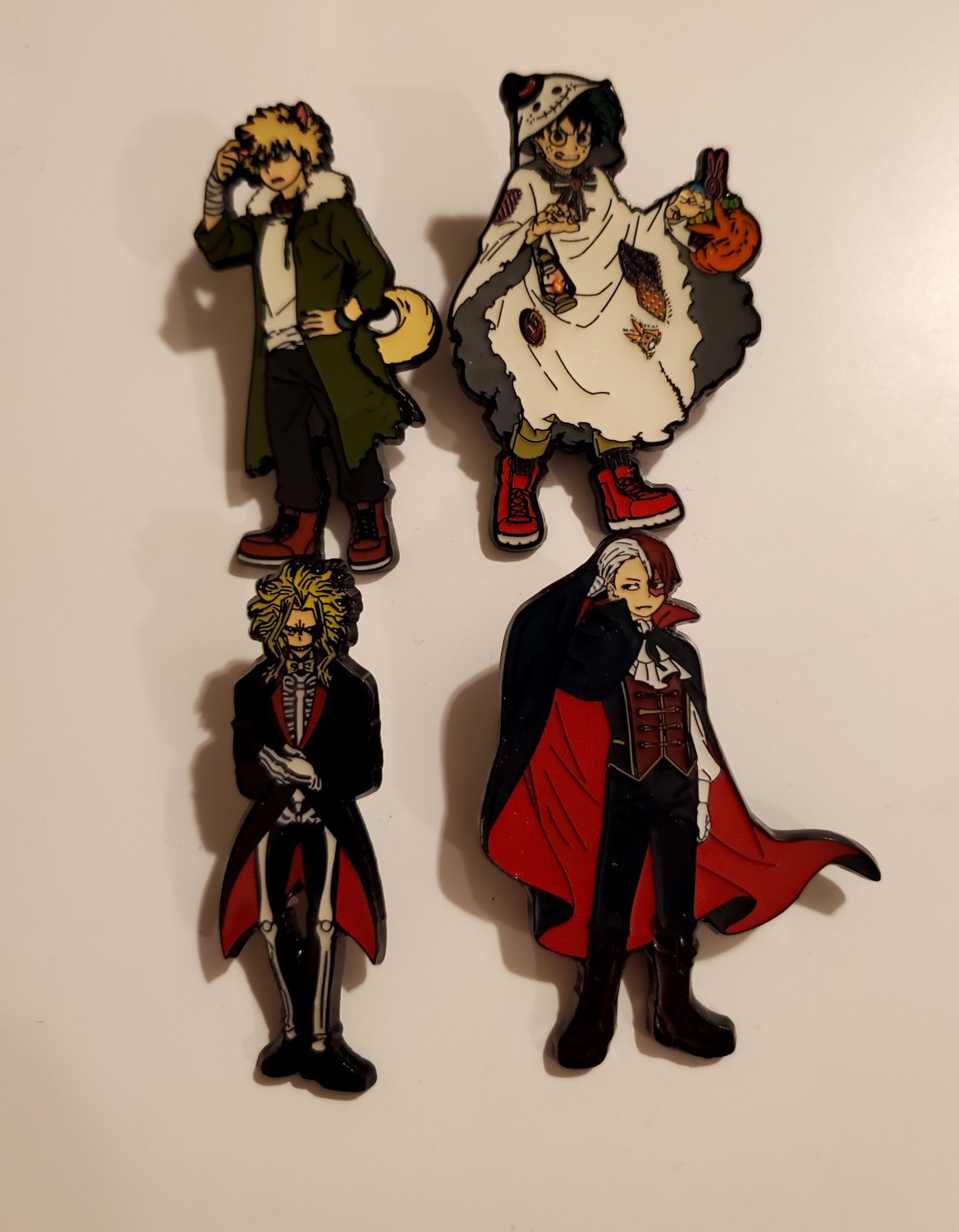 Rare My Hero Academia pin set halloween costume x 4 mha