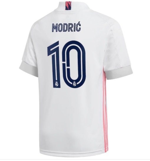 Luka Modric #10 Real Madrid Home Soccer Jersey 20 21 Men's Stadium ...