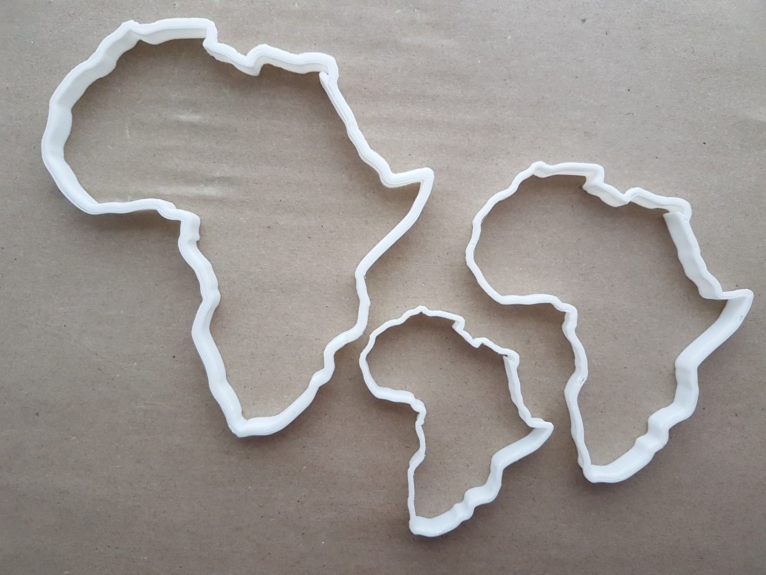 Africa Map Continent Shape Cookie Cutter Dough Biscuit Pastry Fondant Sharp
