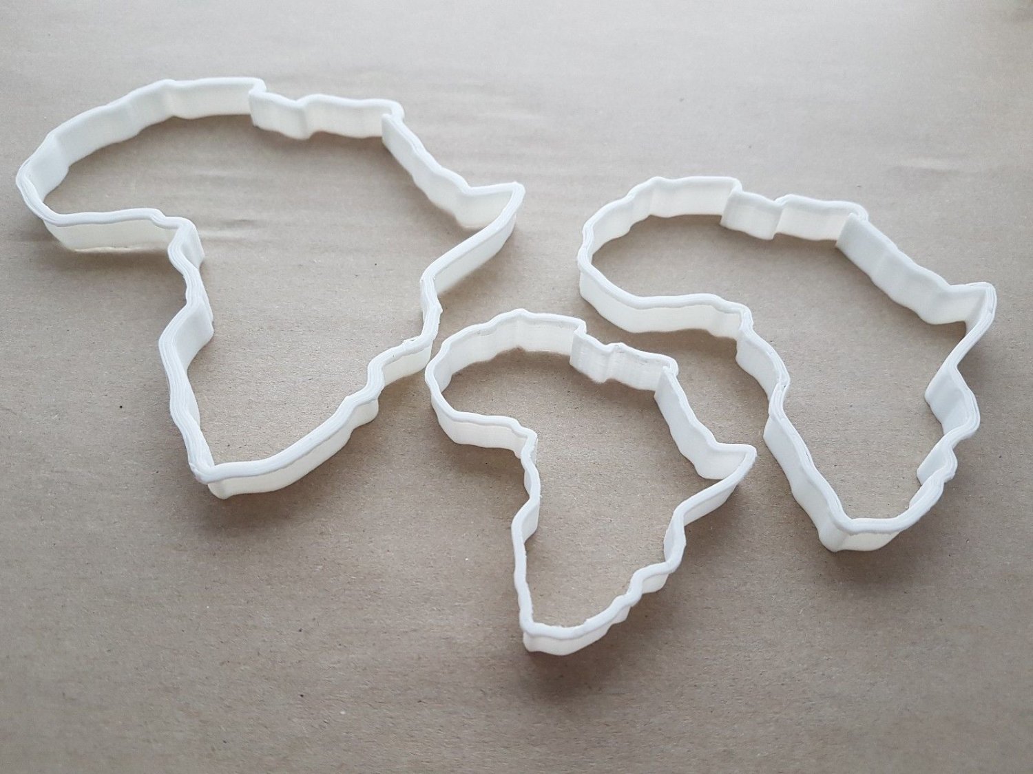 Africa Map Continent Shape Cookie Cutter Dough Biscuit Pastry Fondant Sharp