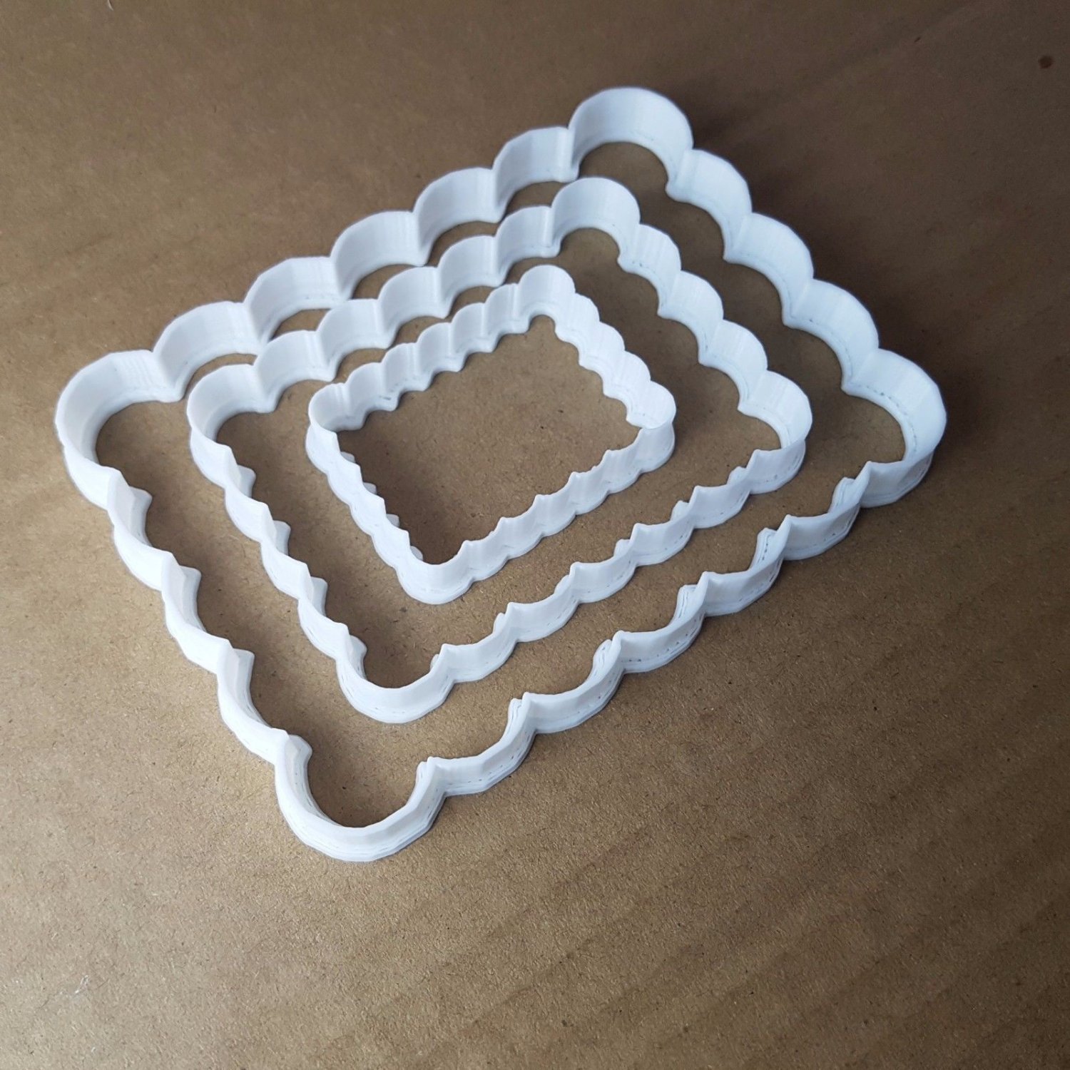 Rectangle Plaque Frame Shape Cookie Cutter Dough Biscuit Pastry Fondant ...