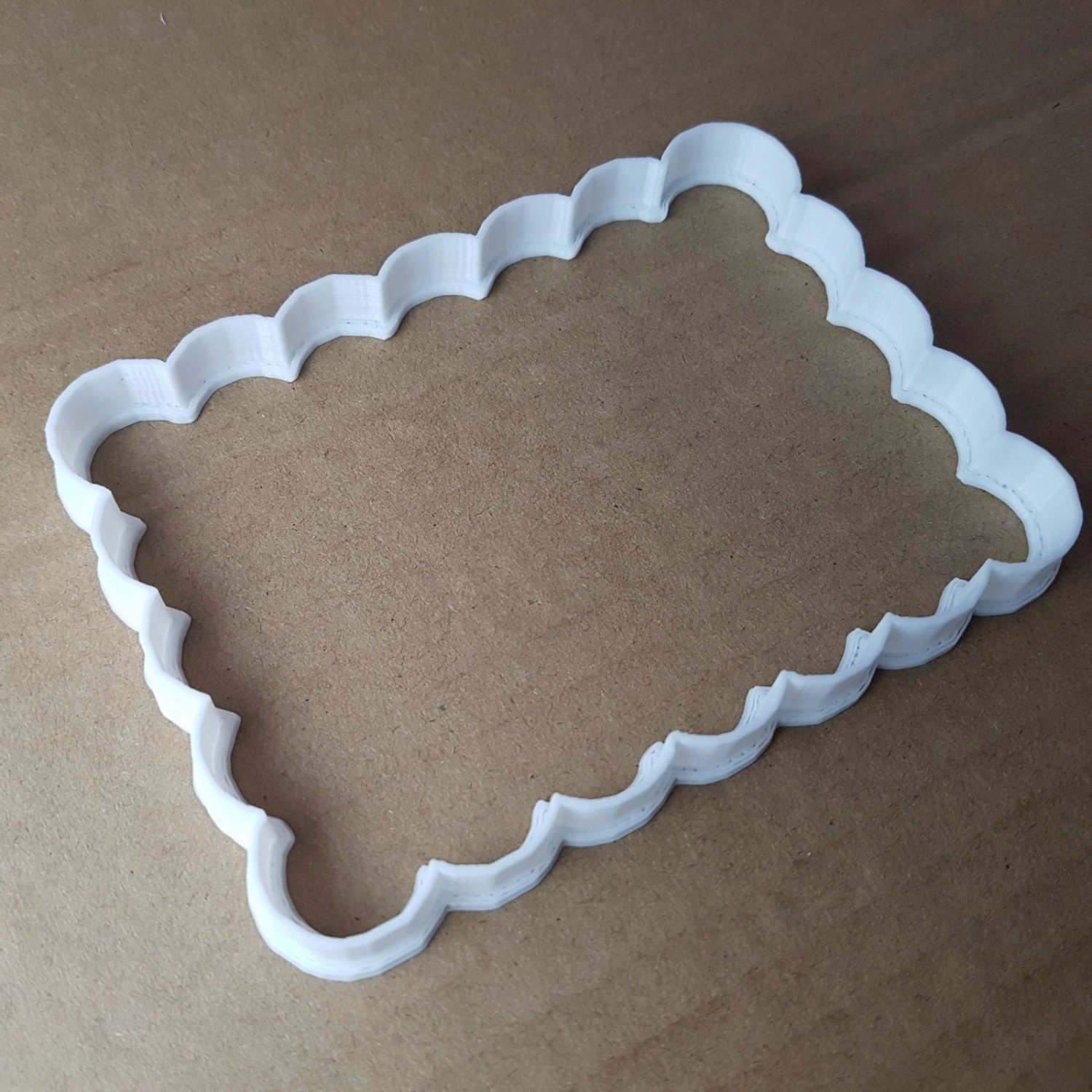Rectangle Plaque Frame Shape Cookie Cutter Dough Biscuit Pastry Fondant ...