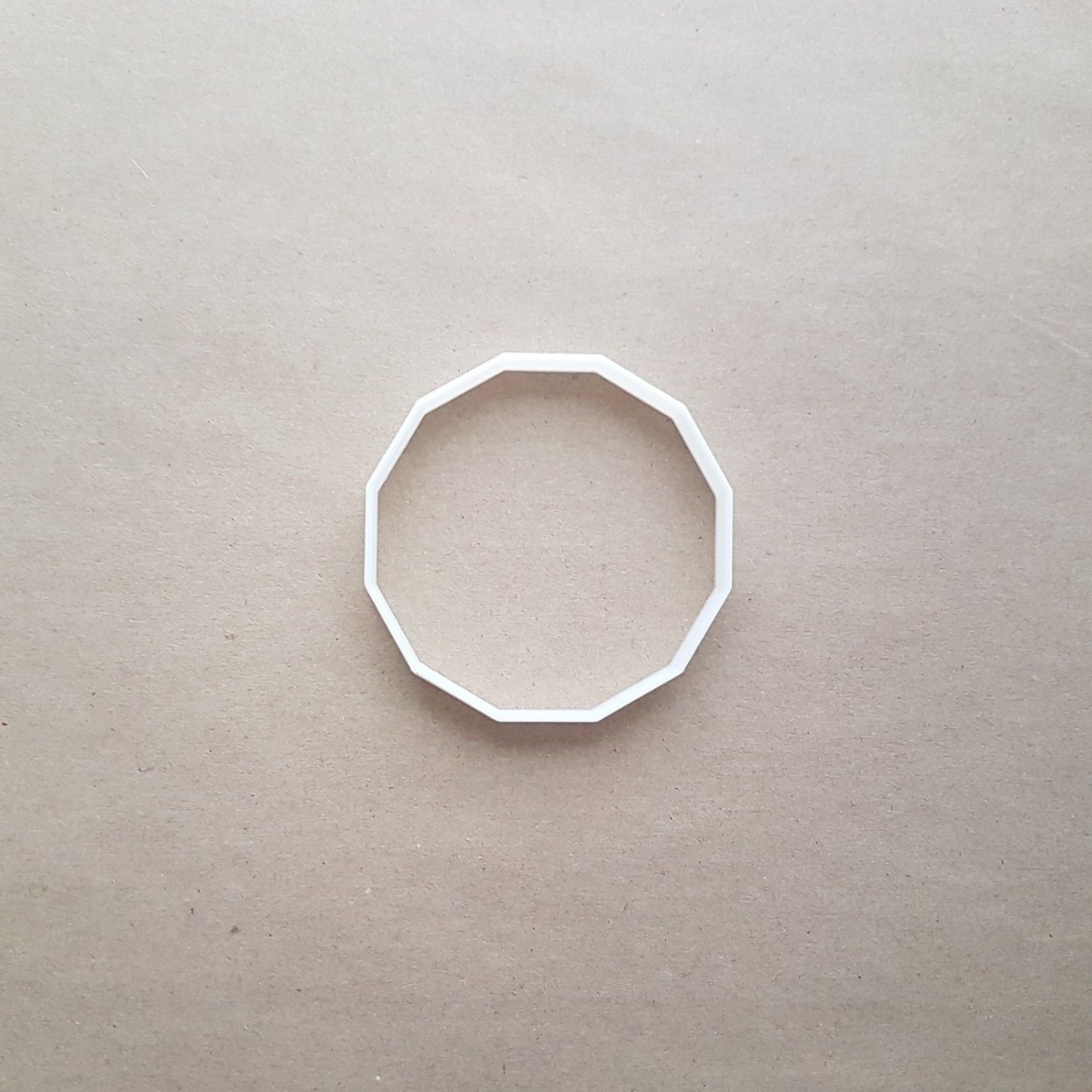 Dodecagon Twelve side Polygon Shape Cookie Cutter Dough Biscuit Fondant ...
