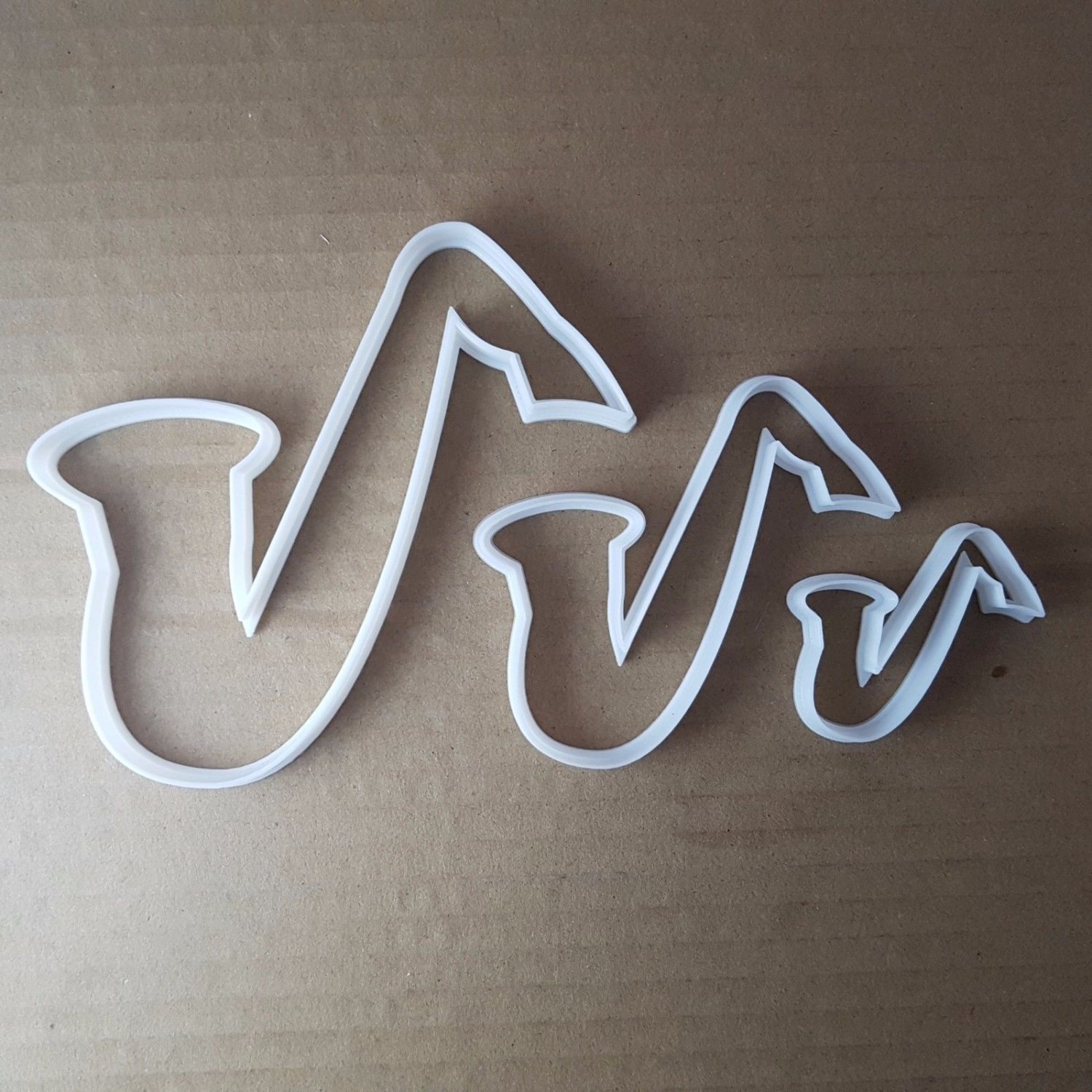 Saxophone Sax Instrument Shape Cookie Cutter Dough Biscuit Pastry ...