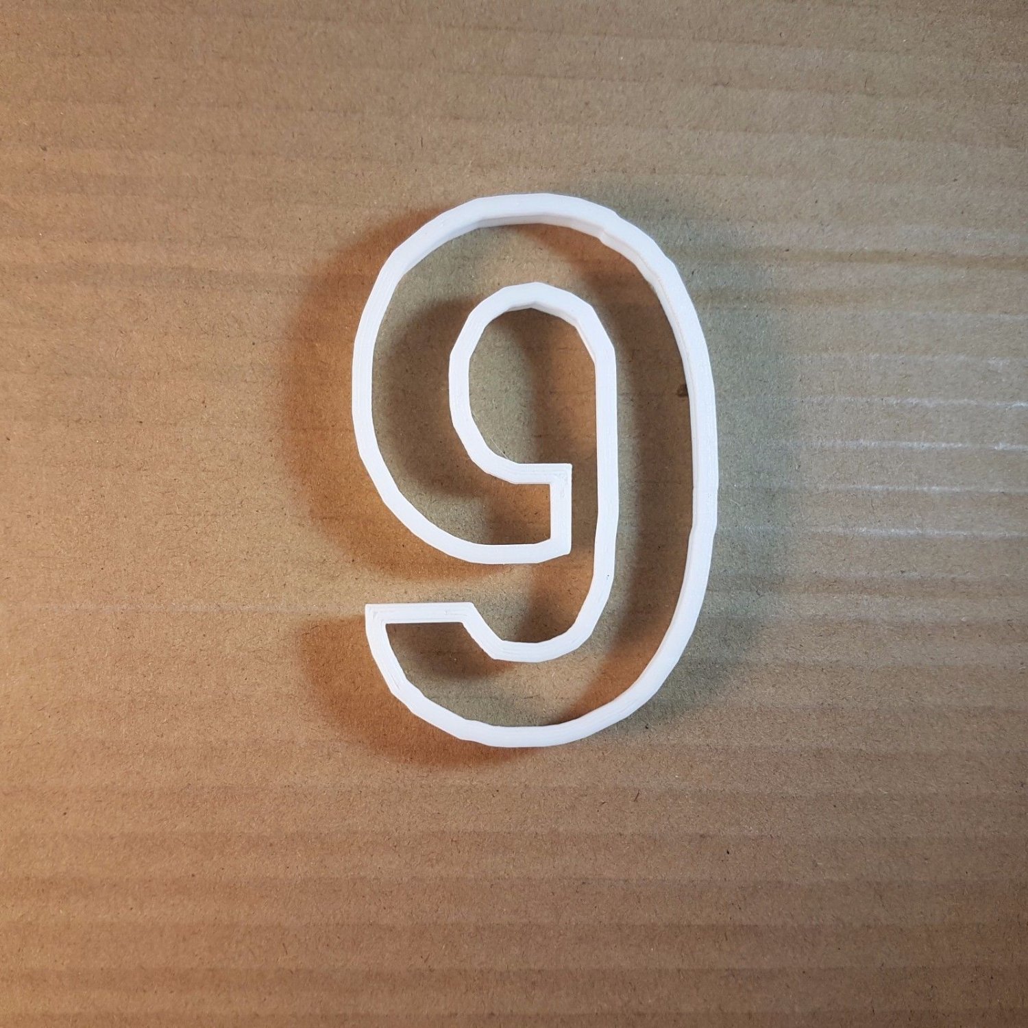 Nine 9 Number Digit Shape Cookie Cutter Dough Biscuit Pastry Fondant Sharp