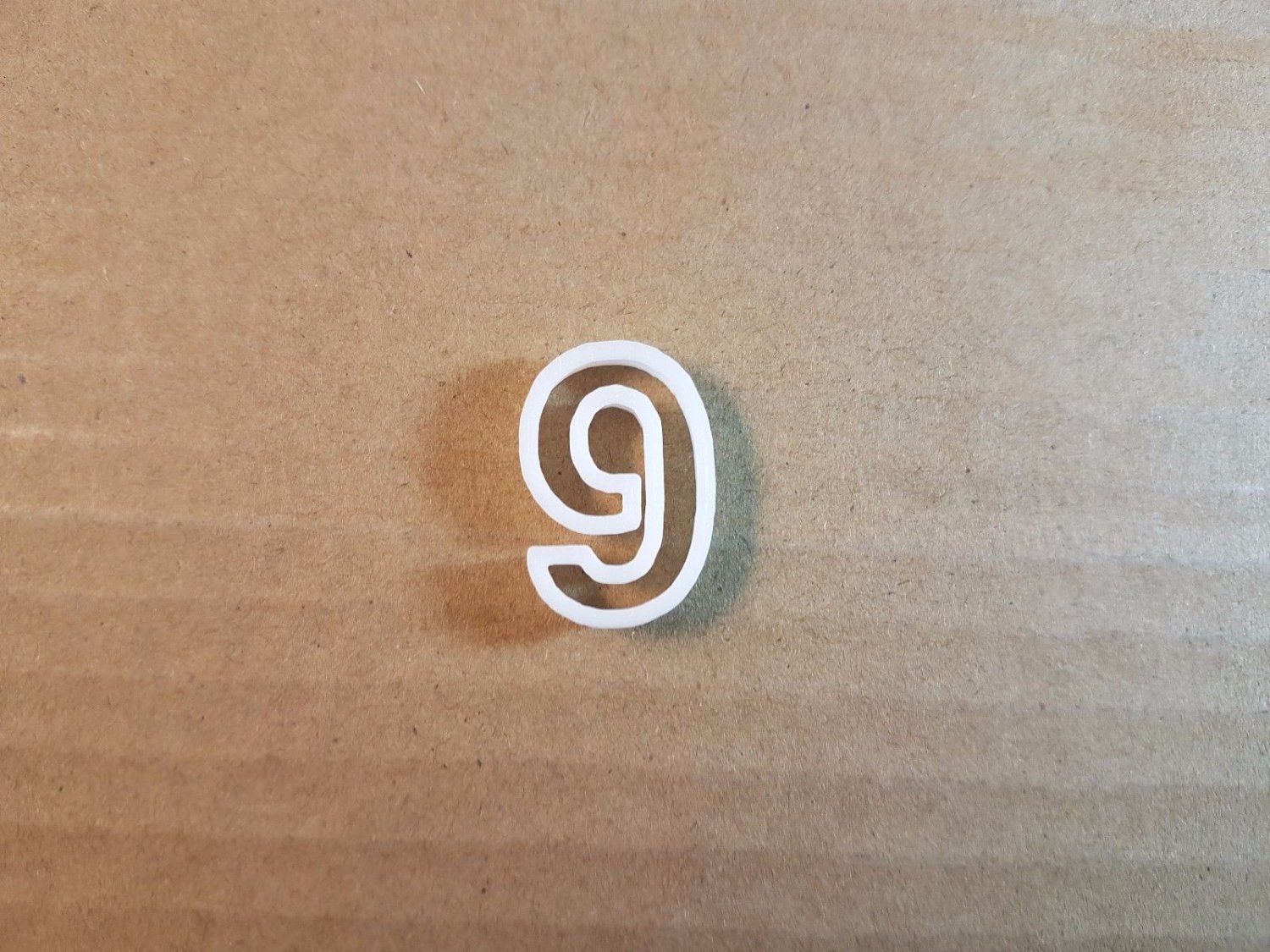 Nine 9 Number Digit Shape Cookie Cutter Dough Biscuit Pastry Fondant Sharp