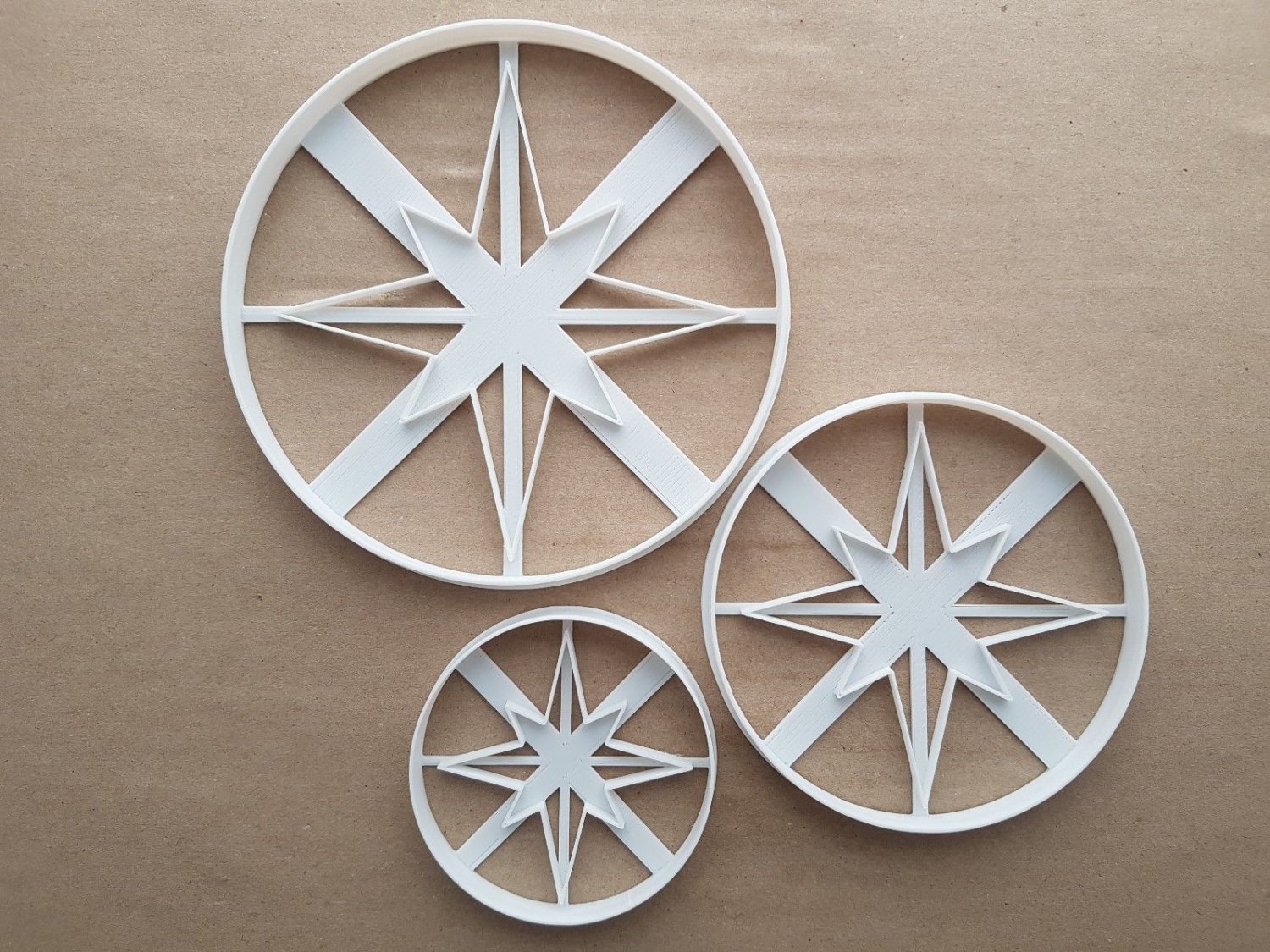 North Star Nativity Christmas Shape Cookie Cutter Dough Biscuit Sharp