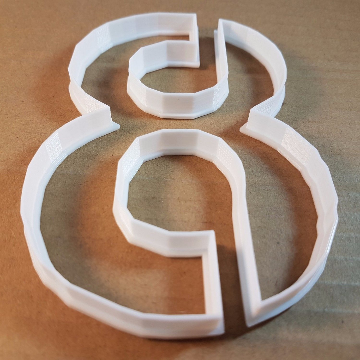 Eight 8 Number Digit Shape Cookie Cutter Dough Biscuit Pastry Fondant Sharp