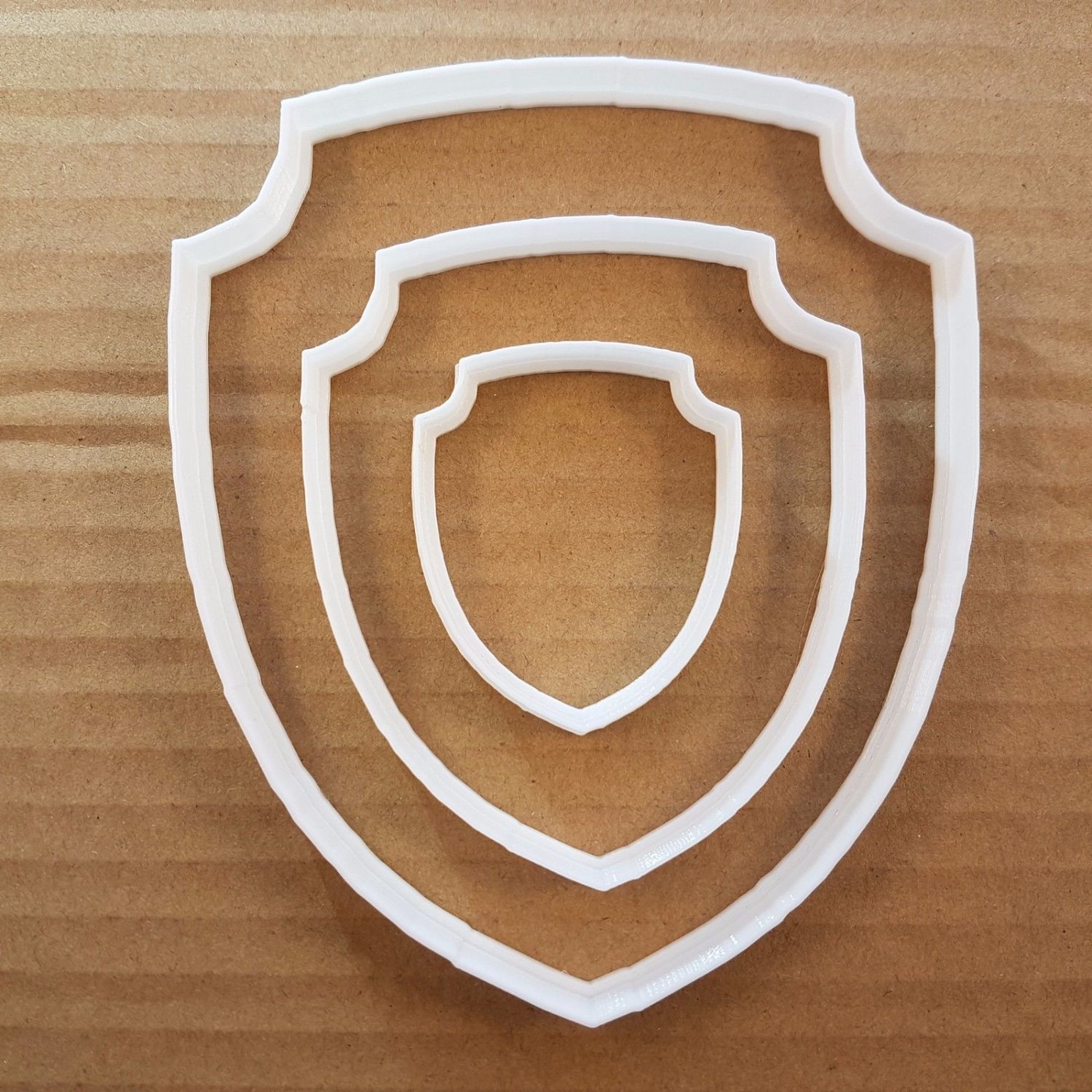 Shield Plaque Coat of Arms Shape Cookie Cutter Dough Biscuit Pastry Stencil