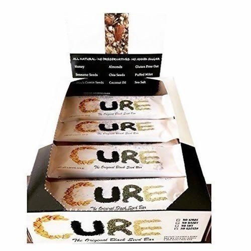 New CURE Bar The Original Black Seed Bar, 12 Pcs CURE® Coconut Cashew ...