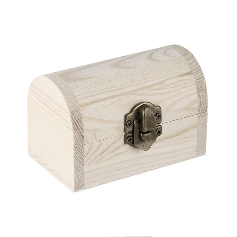 Handiwork Wooden Ingots Jewelry Box Base Art Decor DIY Wood Crafts Collect