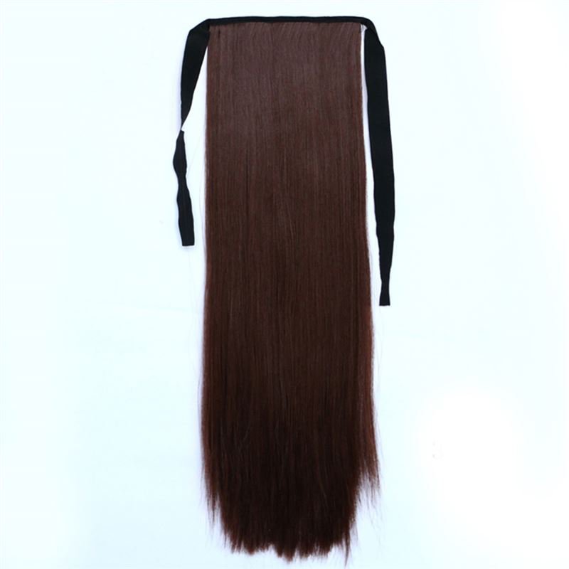 Man Wu Wig Tie On Ponytail Banded Straight Hair Wig 33J