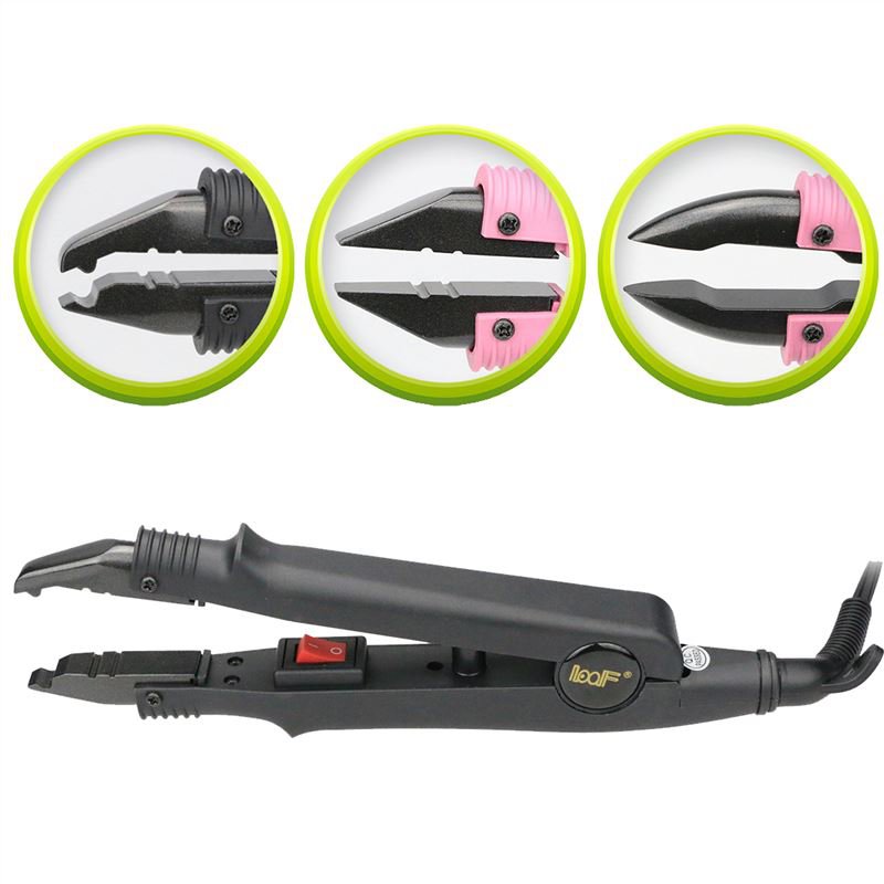 LOOF Beauty Fusion Hair Extensions Iron Temperature Adjustable European ...