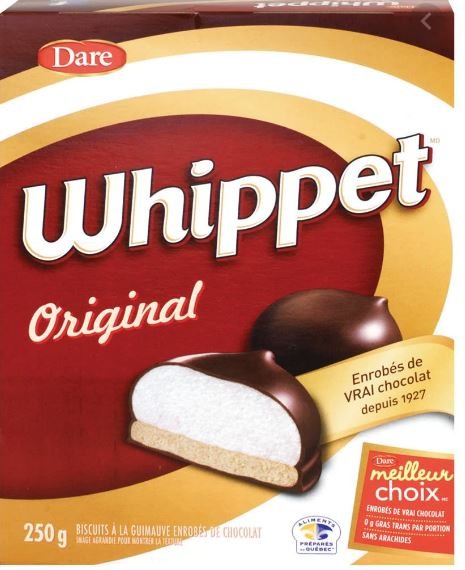 Whippet Original Chocolate covered Marshmallow Cookies 6 boxes from Canada