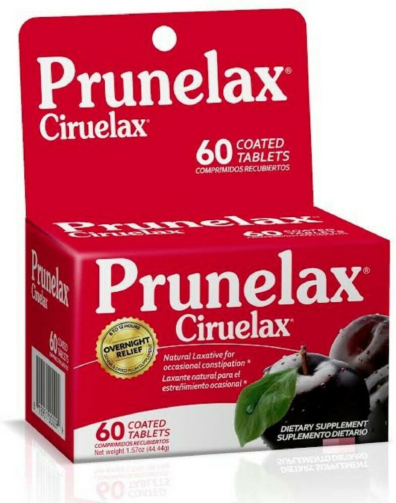 Prunelax Ciruelax Laxative Tabs, 60 etabs