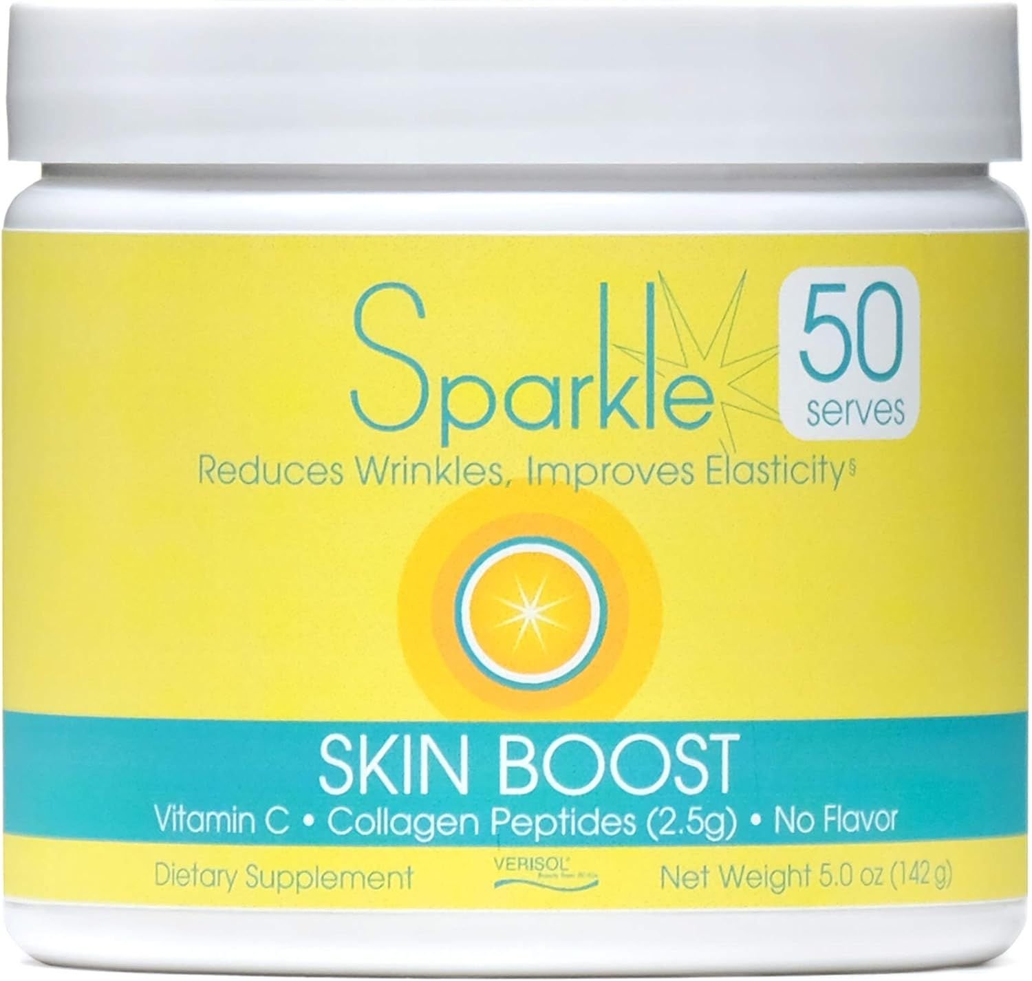 Sparkle Skin Boost (No Flavor) [50-Serves] Verisol Collagen Peptides ...